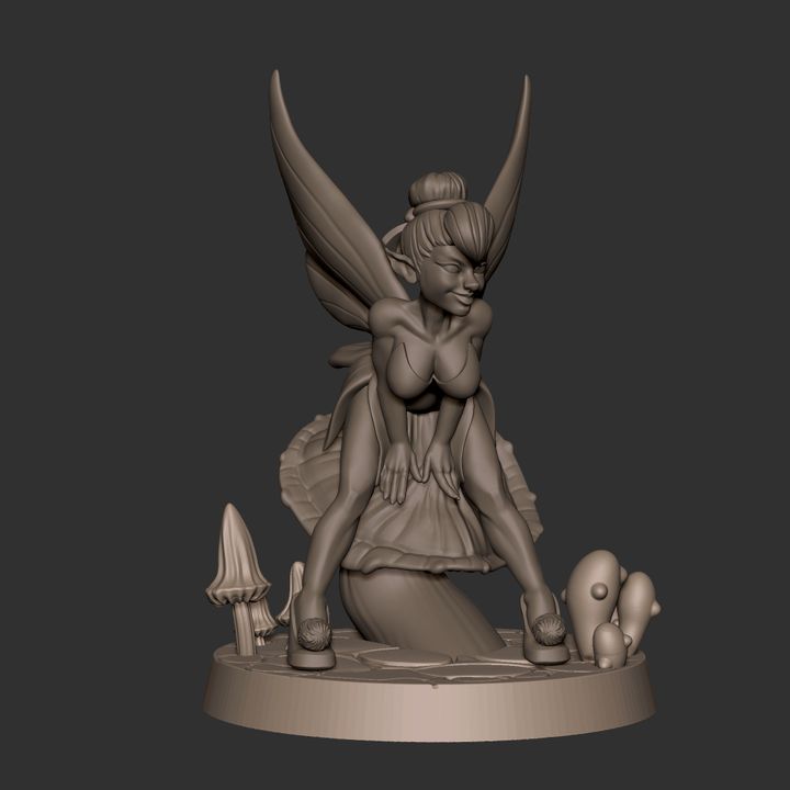 3D Printable Wendy, the Tinkling Pixie (2 Versions) [NSFW] by Bite the Bullet
